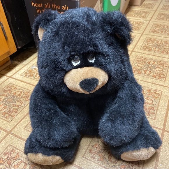 Toys | Vintage Chubby Black Brown Playful Plush Chrisha Creation ...